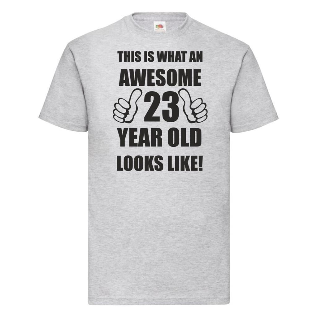 Nuvello 23rd 23 Years Old Twenty Third Birthday Presents Mens Awesome T ...