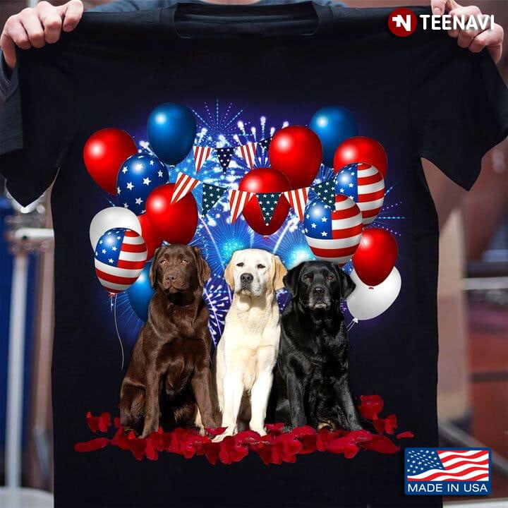 Nuvello 4Th Of July Labrador Retrievers Happy Independence Day With ...