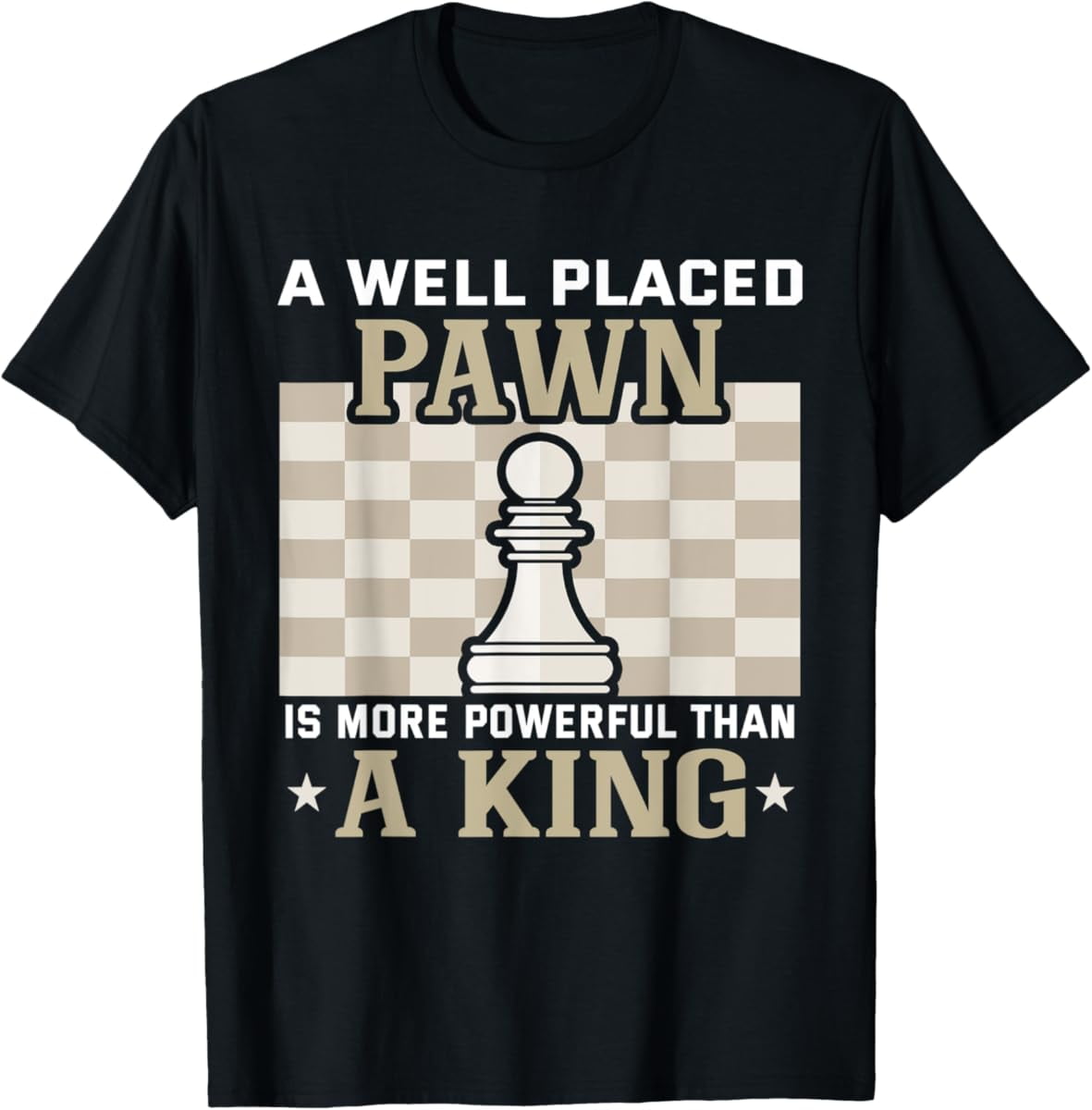 Nuvello A well placed pawn is more powerful than a king Chess Player T ...