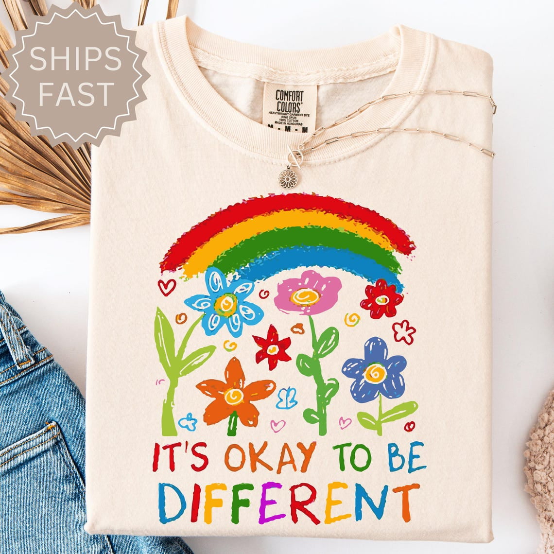 Nuvello Autism Awareness T-Shirt, It's Ok To Be Different, Gift For ...