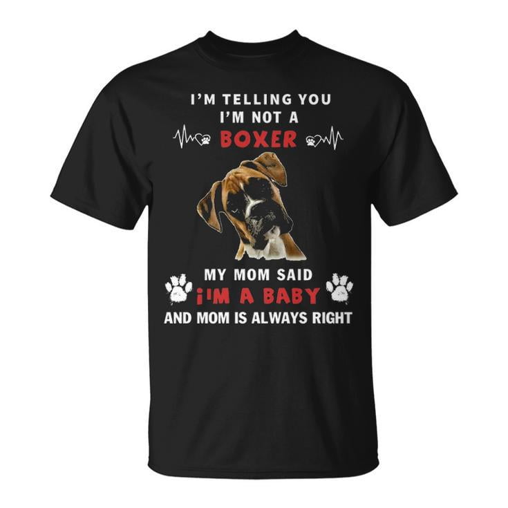 Nuvello Best Boxer Mom Gif T Shirt - Walmart.com