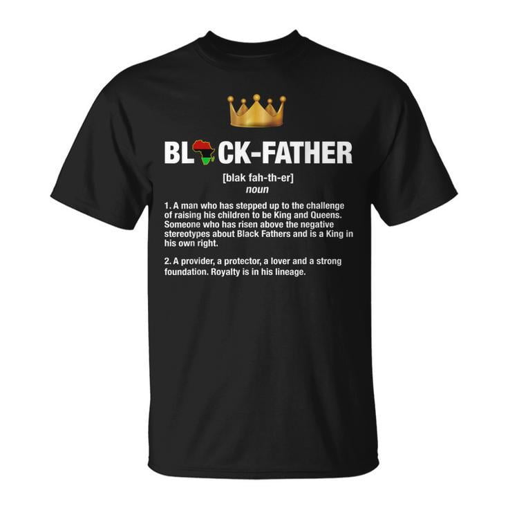 Nuvello Black Father Noun Father Day African American Dad Unisex T ...
