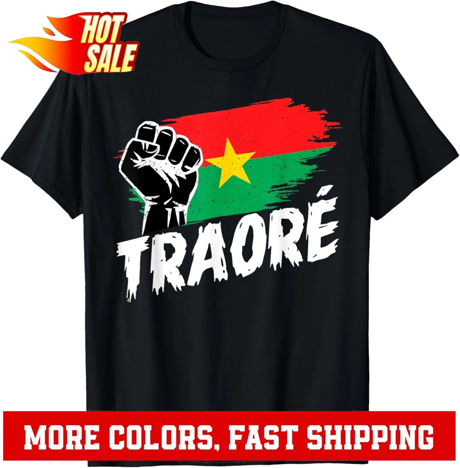 Nuvello Burkina Faso- Ibrahim Traorï¿½ Thomas Sankara Burkina Faso Flag ...