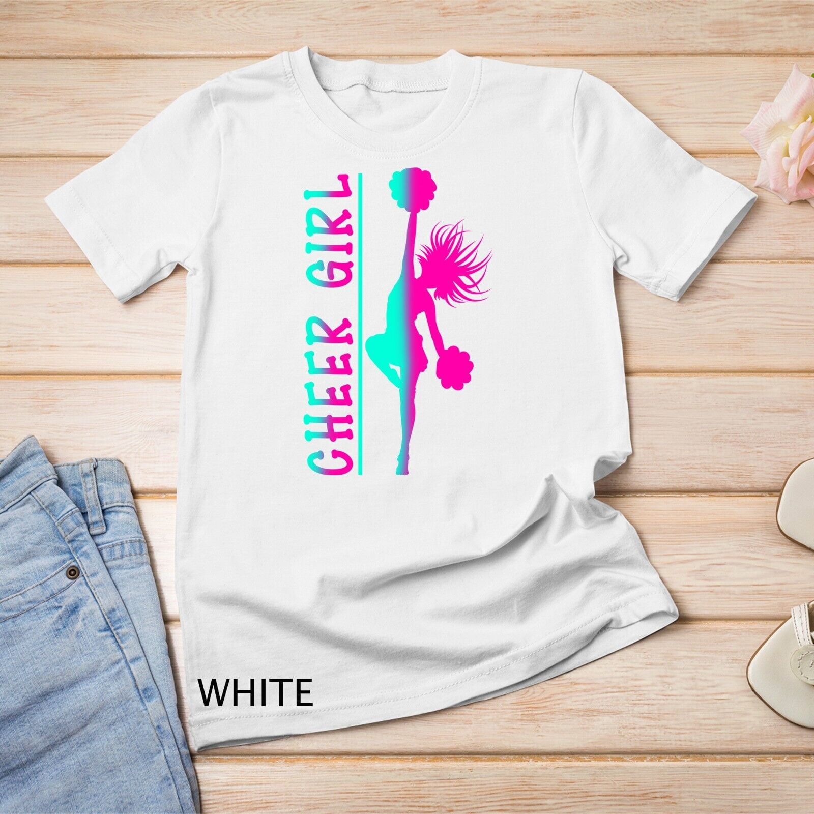 Nuvello Cheer Girl Cheerleading Women Cheering Cheerleader Unisex T ...