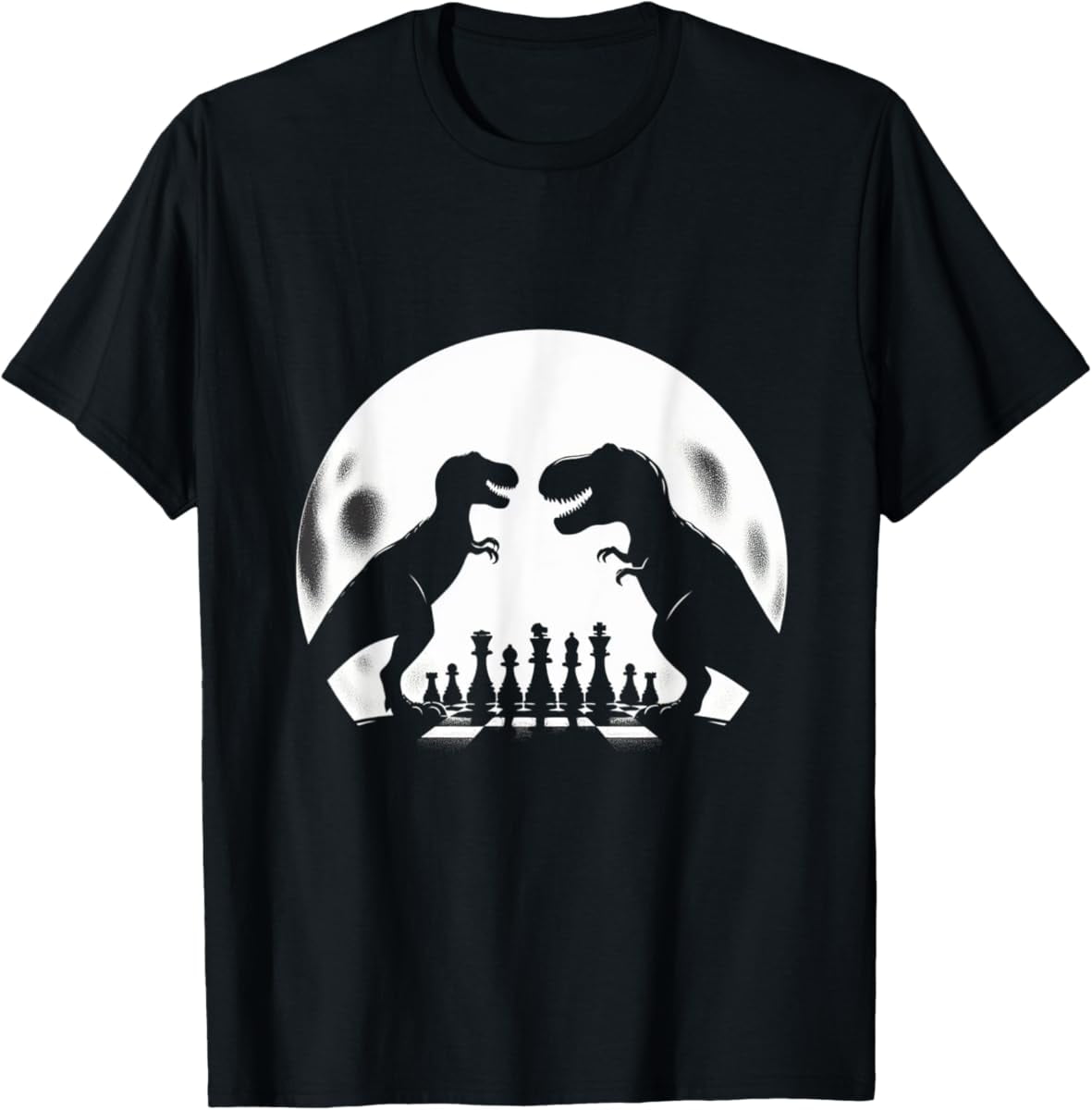 Nuvello Dinosaur T-Rex Chess Player Board Game - Chess T-Shirt All Size S-5XL - Walmart.com