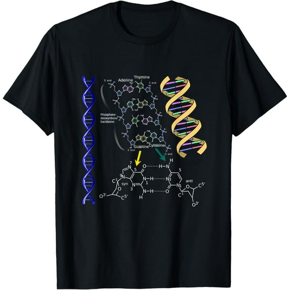 Nuvello Dna Double Helix Chemical Formula Molecules Science Lovers T ...