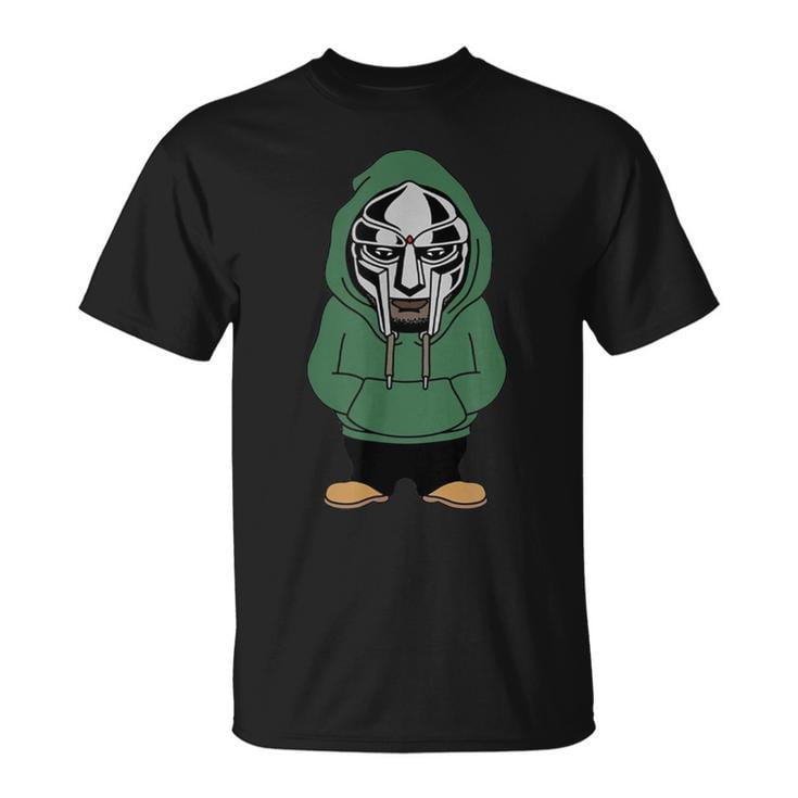 Nuvello Doom Mask Super Villain Caps Rap T Shirt - Walmart.com