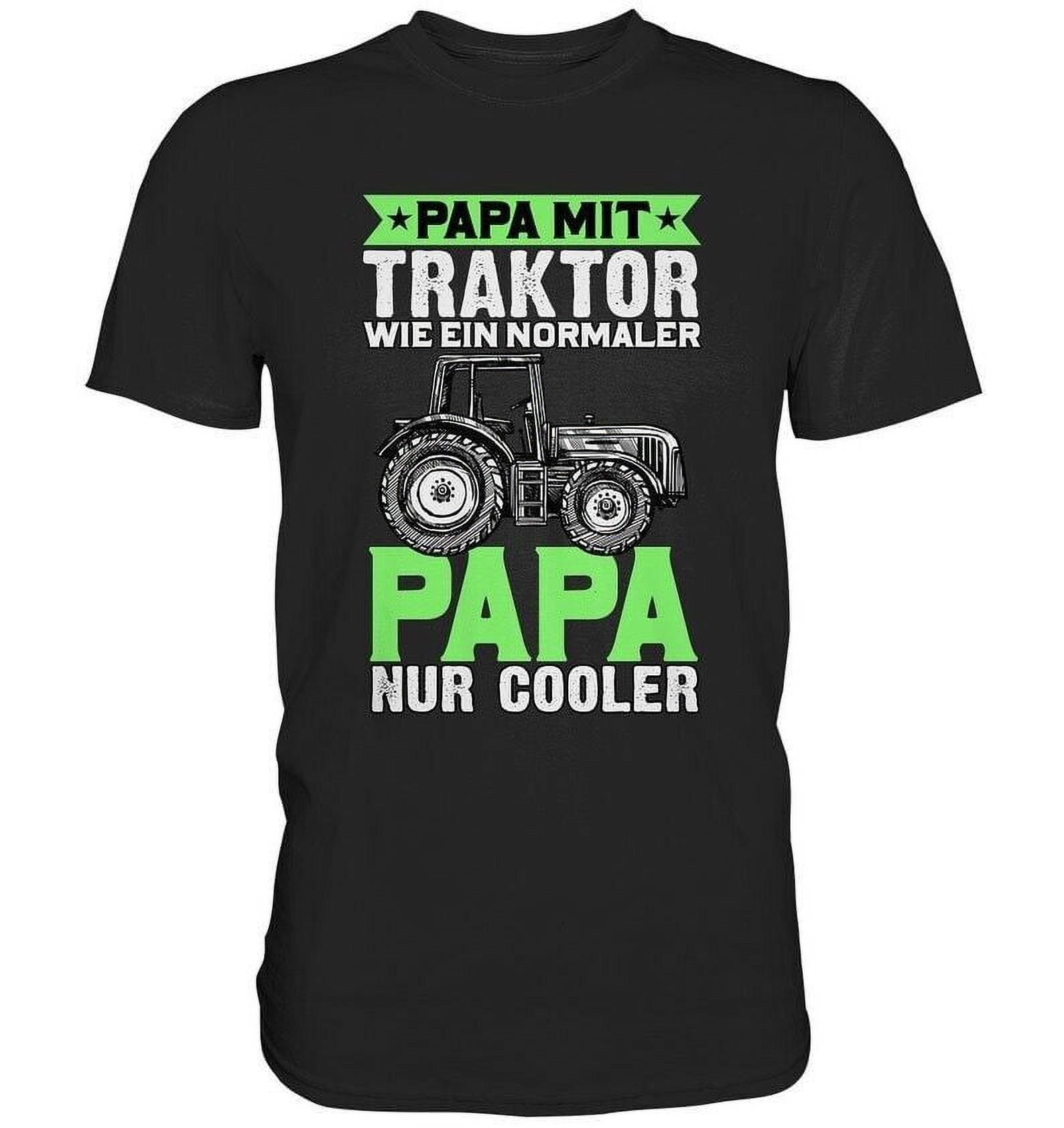 Nuvello Father Father'S Day Gift Farmer Papa With Tractor Tshirt T ...