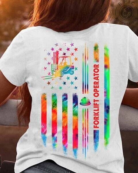 Nuvello Forklift Operator, Independence Day, American Flag, 4Th Of July ...