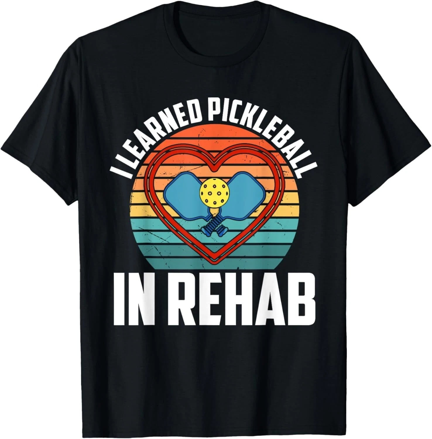 Nuvello I Learned Pickleball In Rehab T-Shirt Hoodie - Walmart.com