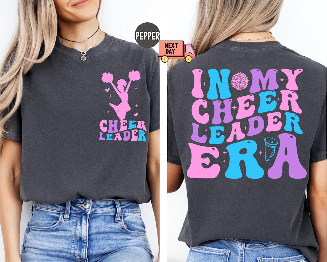 Nuvello In My Cheerleader Era Shirt, Cheerleader Shirt, Girls Cheer ...