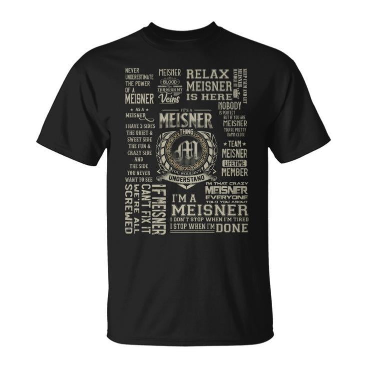 Nuvello It's A Meisner Thing Meisner Name T-Shirt - Walmart.com