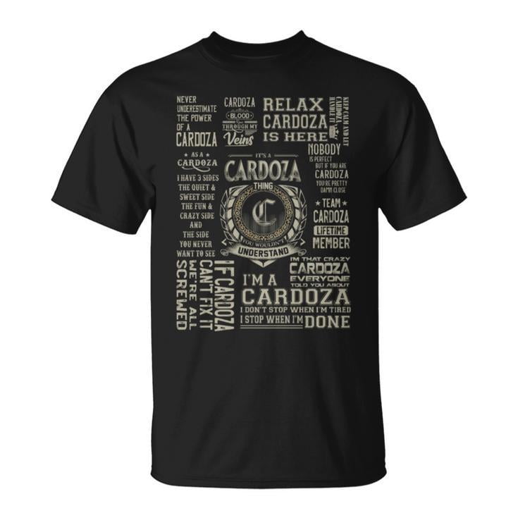 Nuvello Its Cardoza Thing Name T Shirt - Walmart.com