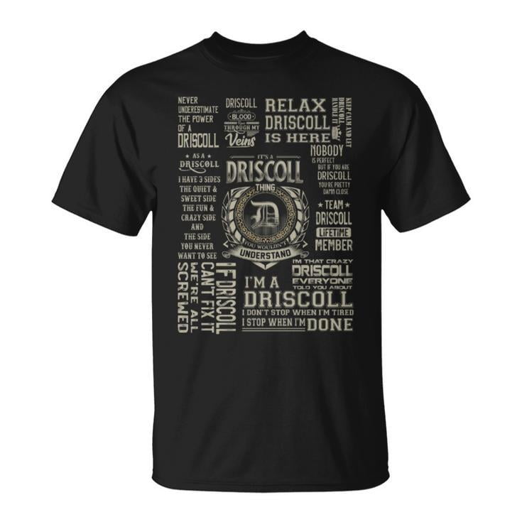 Nuvello Its Driscoll Thing Name T Shirt - Walmart.com