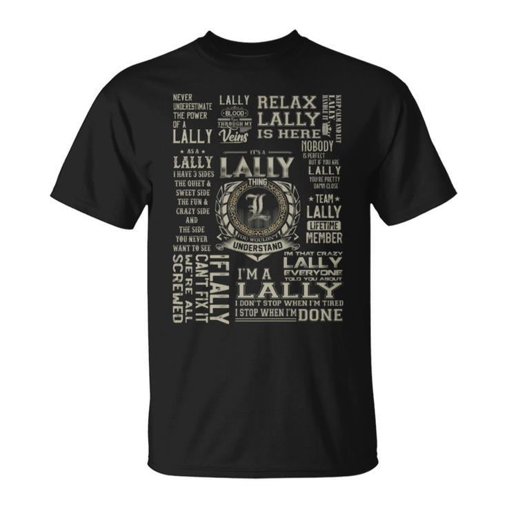 Nuvello Its Lally Thing Name T Shirt - Walmart.com