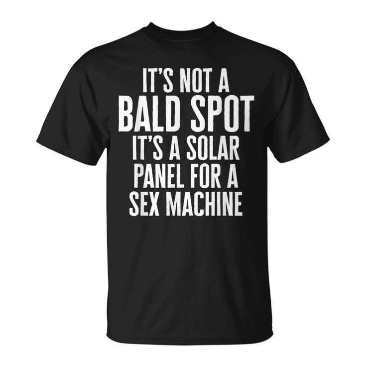 Nuvello Its Not Bald Spot Solar Panel Dad Father T Shirt - Walmart.com