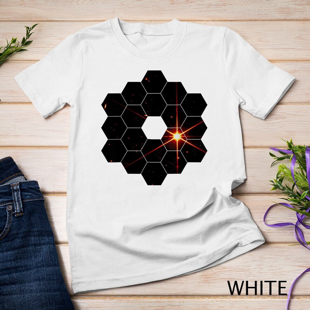 Nuvello James Webb Space Telescope Jwst First Image Star Mirrors Unisex ...