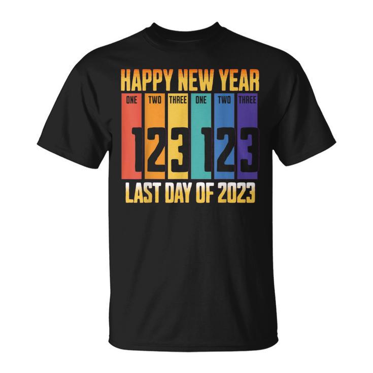 Nuvello Last Day 2023 123123 Happy New Year Eve T Shirt - Walmart.com
