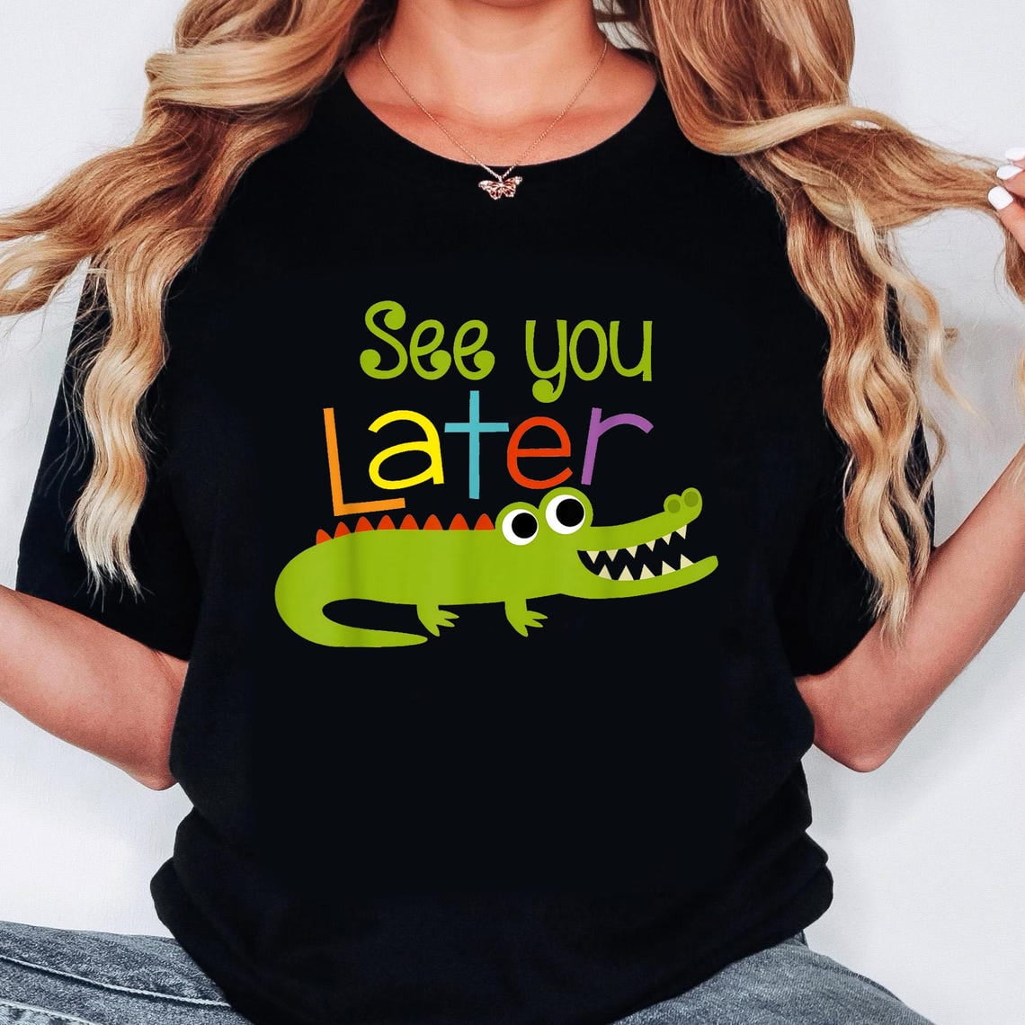 Nuvello Last Day Of School Teacher Shirt, See You Later Alligator Shirt ...