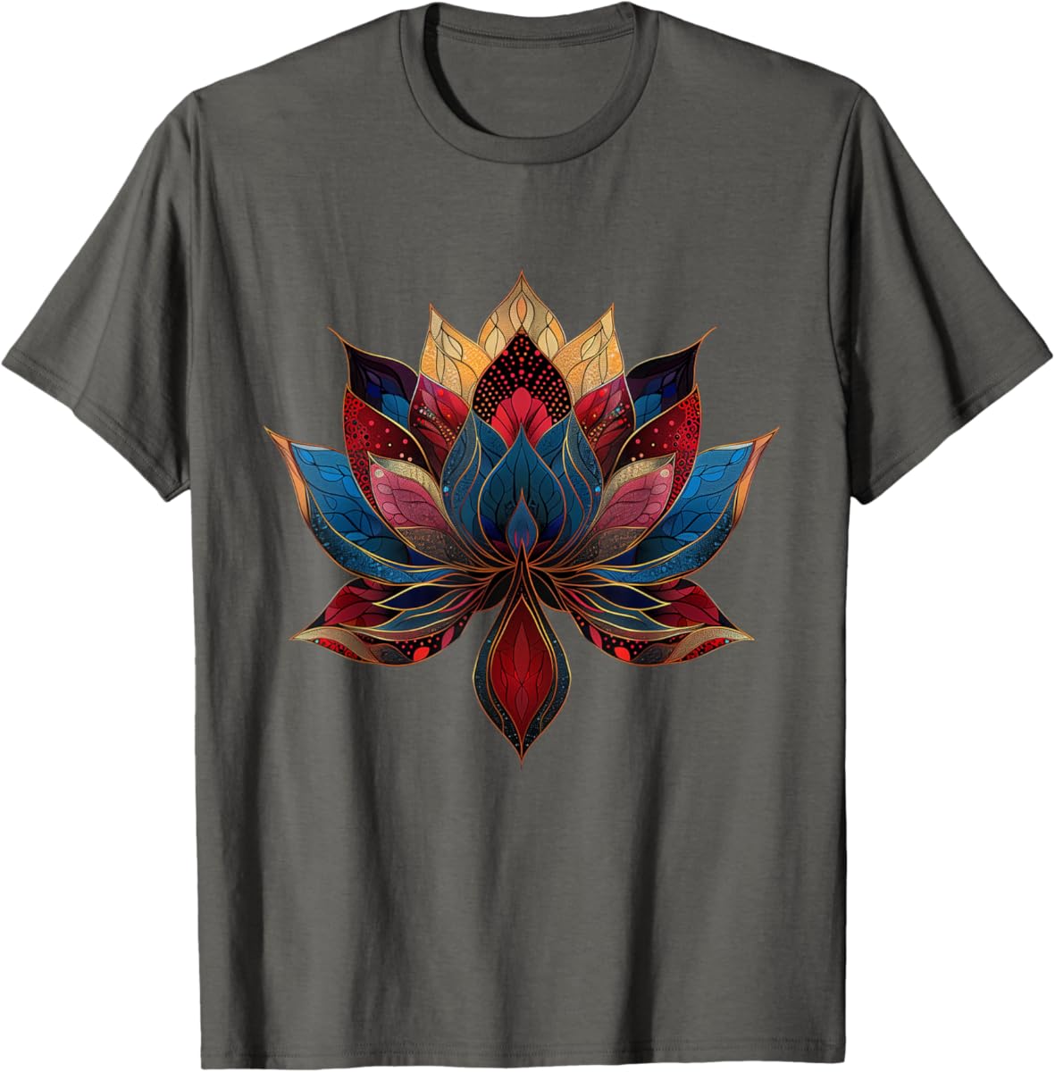 Nuvello Lotus Flower Vintage Japanese Zen Buddhist Buddhism Yoga T ...