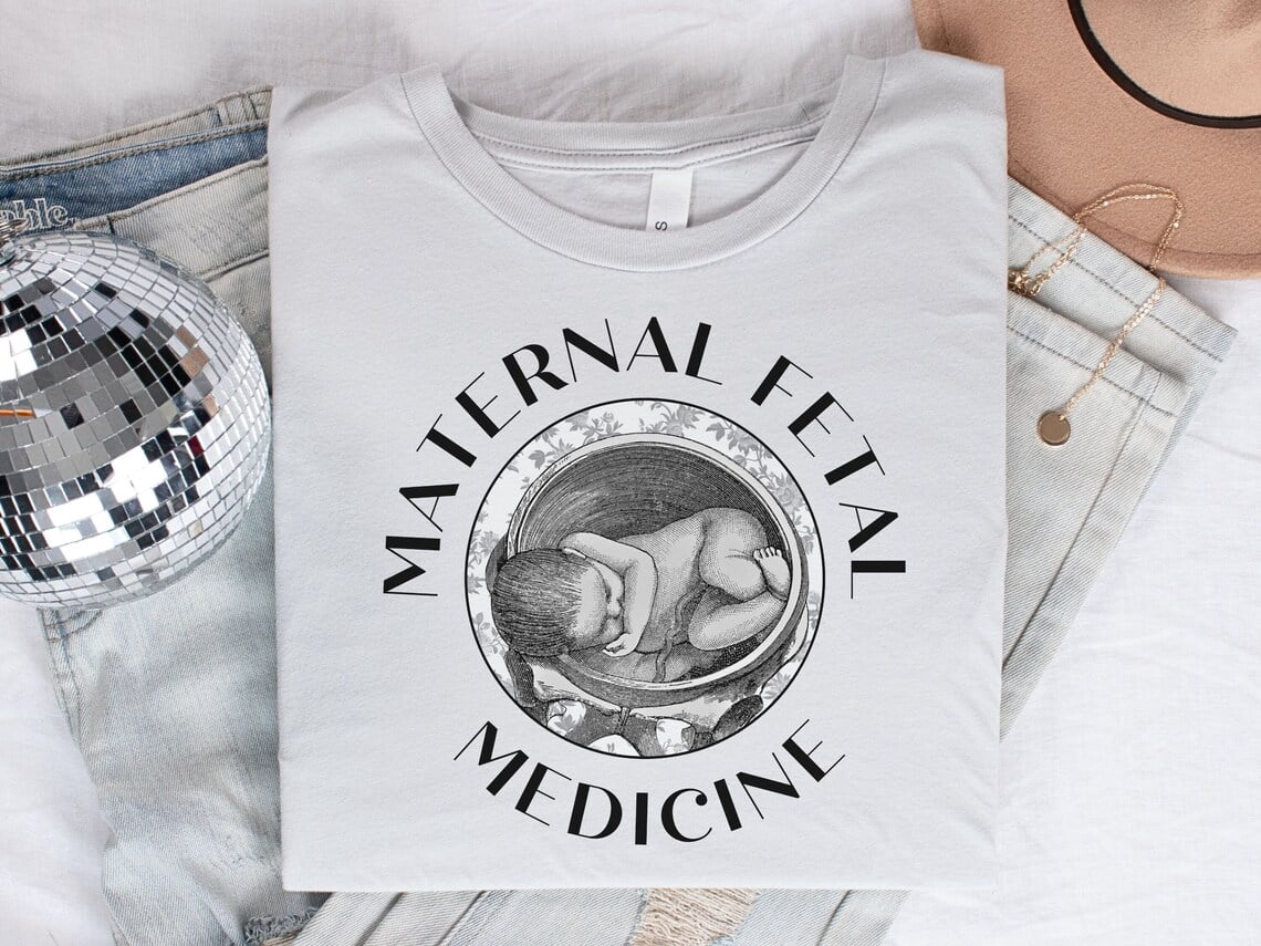 Nuvello Maternal Fetal Medicine Shirt, OBGYN Shirt, Vintage Anatomy ...
