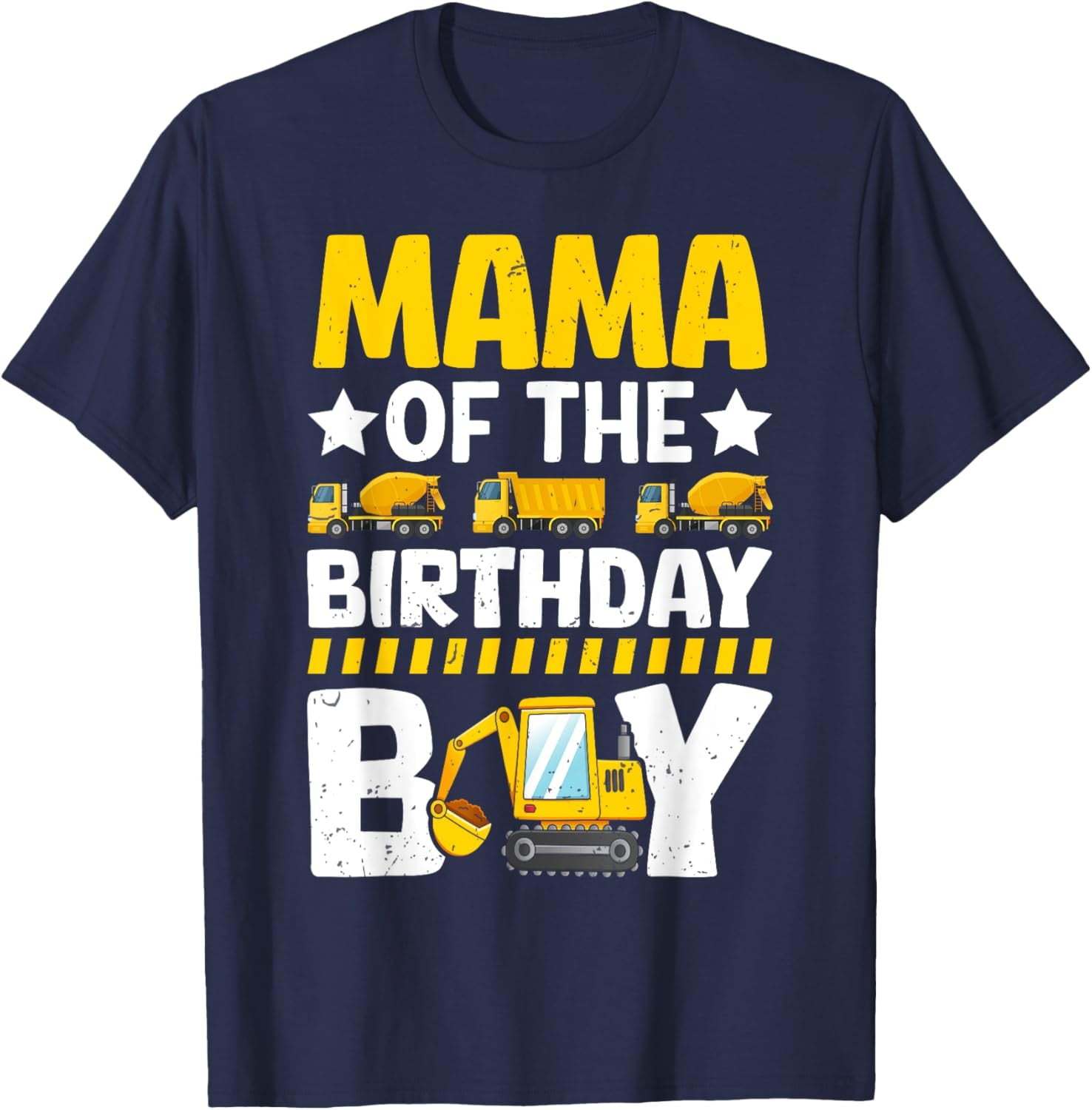 Nuvello Mom Of The Birthday Boy Construction Theme Party Matching T ...