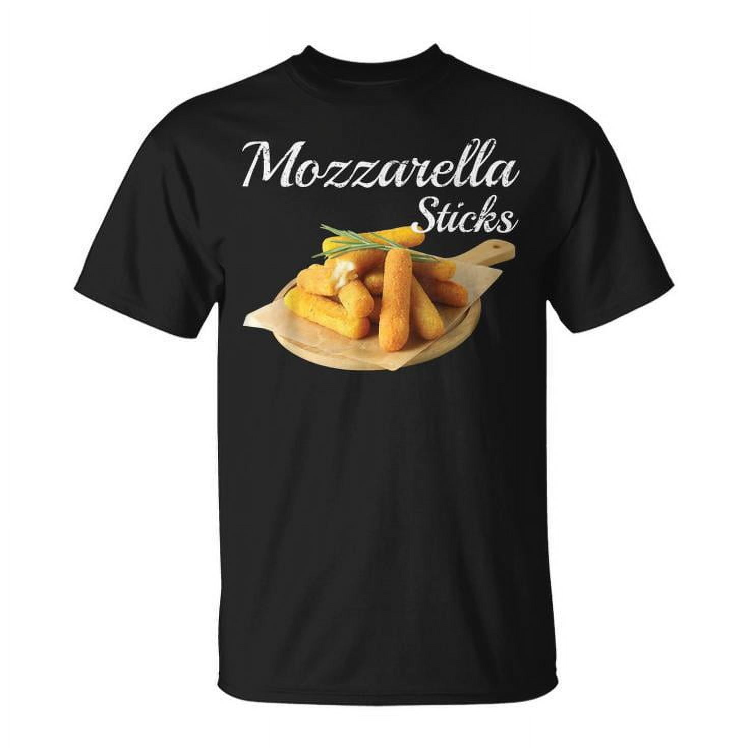 Nuvello Mozzarella Sticks 90S Stick Bread T Shirt - Walmart.com