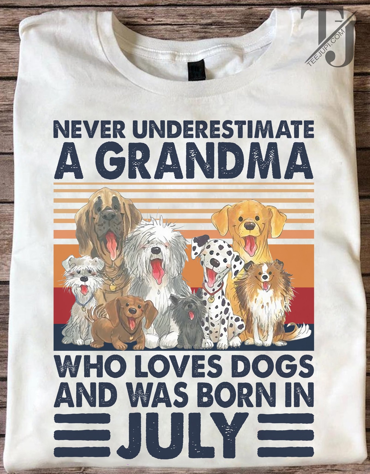 Nuvello Never Underestimate A Grandma Who Loves Dogs And Was Born In ...