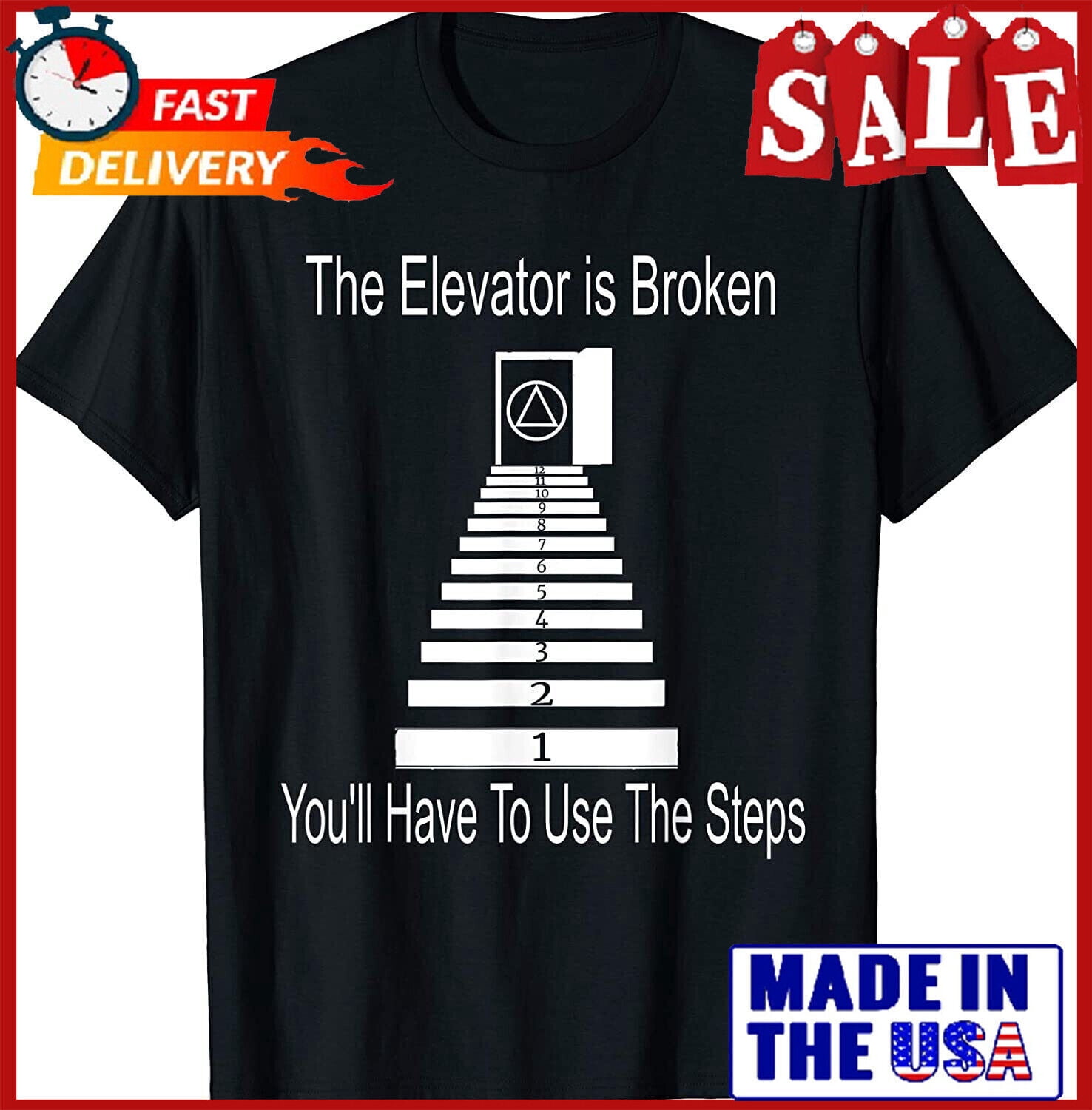 Nuvello New Limited Use The Steps Aa Na Anonymous Tshirt 12 Step ...