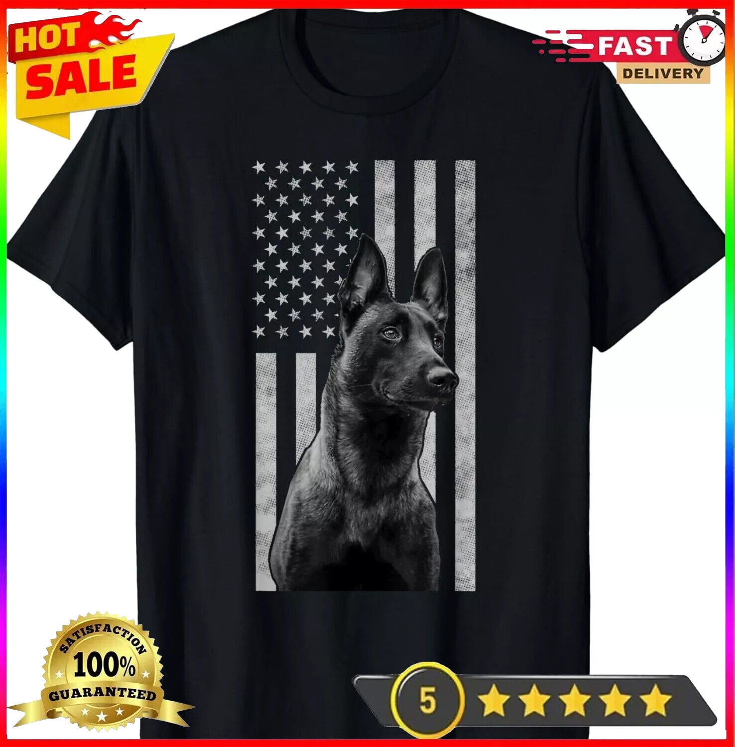 Nuvello New Malinois Police Dog Proud Owner Usa K9 Canine Handler T ...