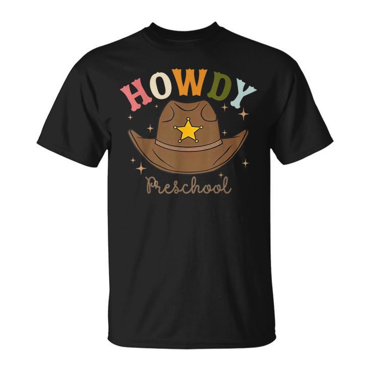Nuvello Preschool Teacher Rodeo Country Western Howdy T Shirt - Walmart.com