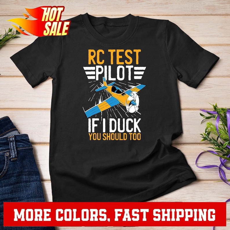 Nuvello Rc Test Pilot Model Aircraft Pilots Quote T-Shirt Sweatshirt ...