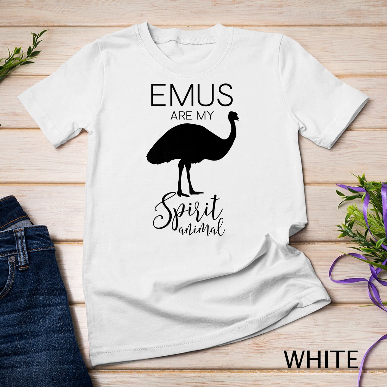 Nuvello Retro Emu Present Vintage Ostrich Flightless Bird 80s Sun Unisex T-shirt - Walmart.com