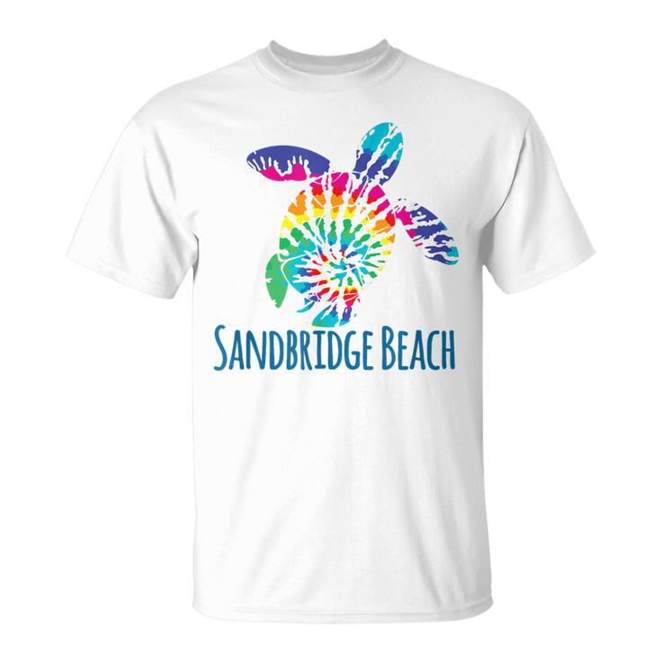Nuvello Sandbridge Beach Virginia Tie Dye Batik Loggerhead Turtle T ...