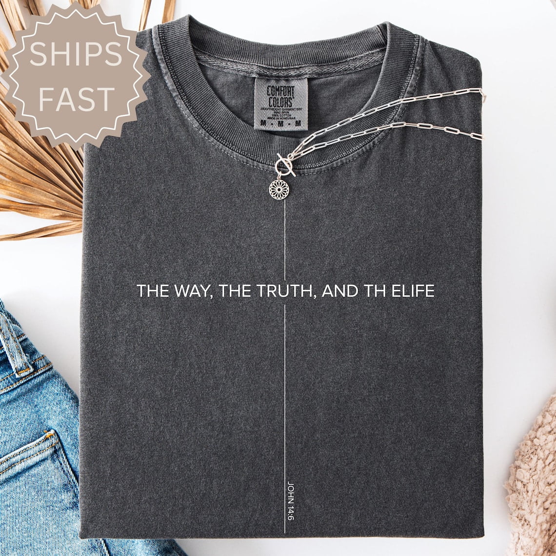 Nuvello Shirts, The Way The Truth The life Gift for Her, Retro ...