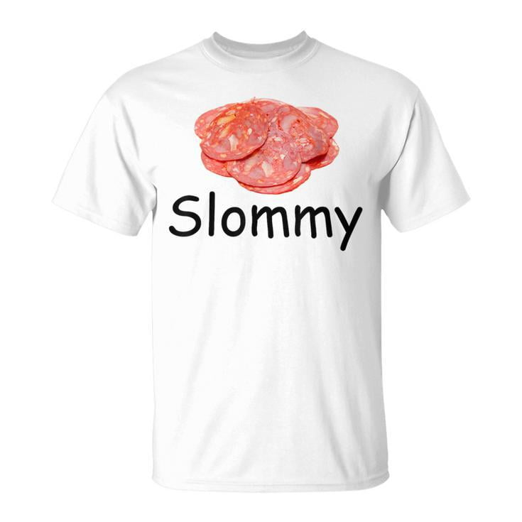 Nuvello Slommy Salami Gen Z Misspelled Weird Joke T Shirt - Walmart.com