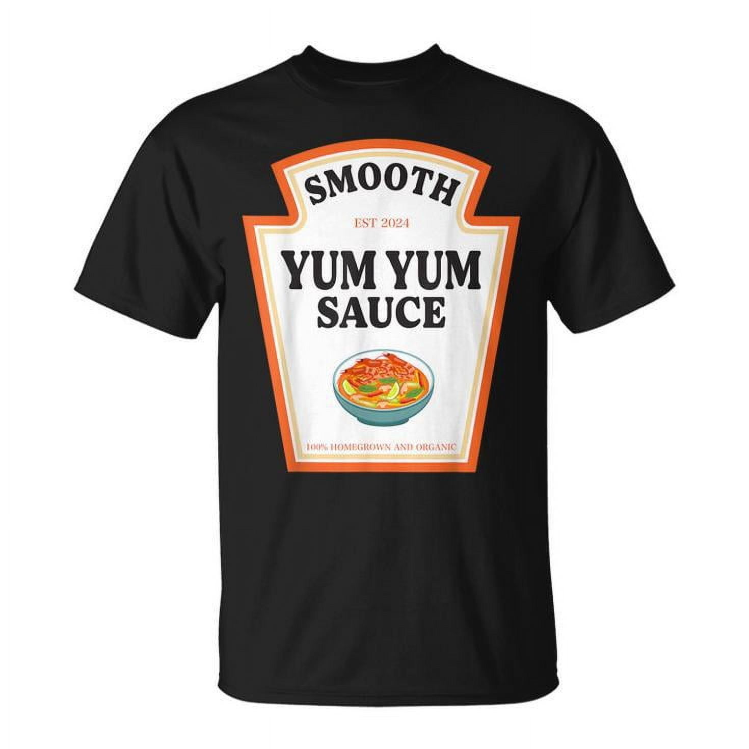 Nuvello Smooth Yum Sauce Condiment Costume Party Matching T Shirt ...