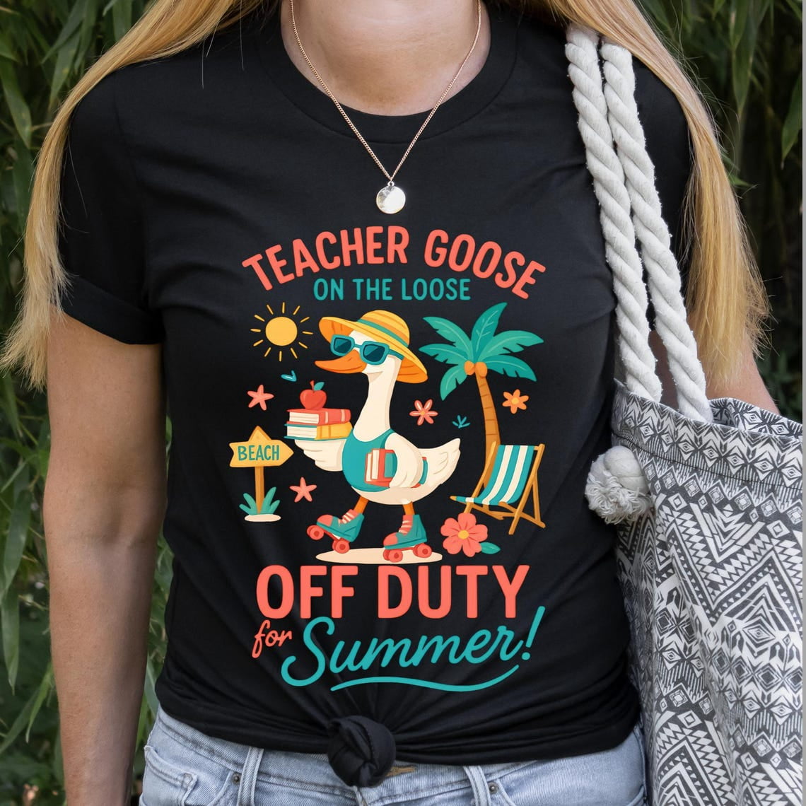 Nuvello Teacher Shirts Goose On The Loose, Teacher Appreciation Gift ...
