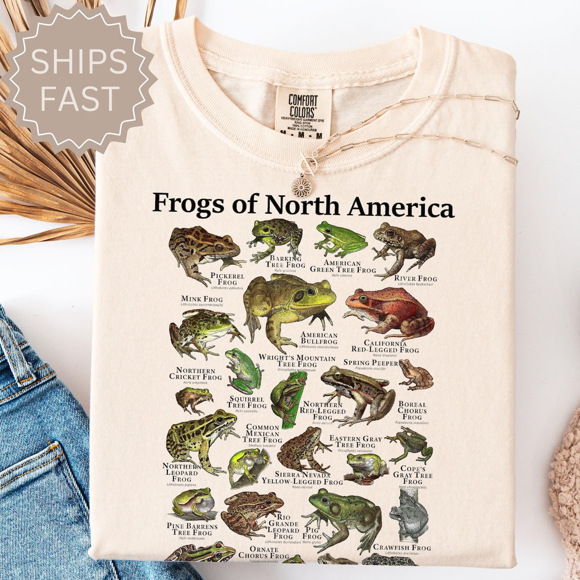 Nuvello Ultimate Frog Guide Shirt, Frogs of North America T-shirt, Frog ...