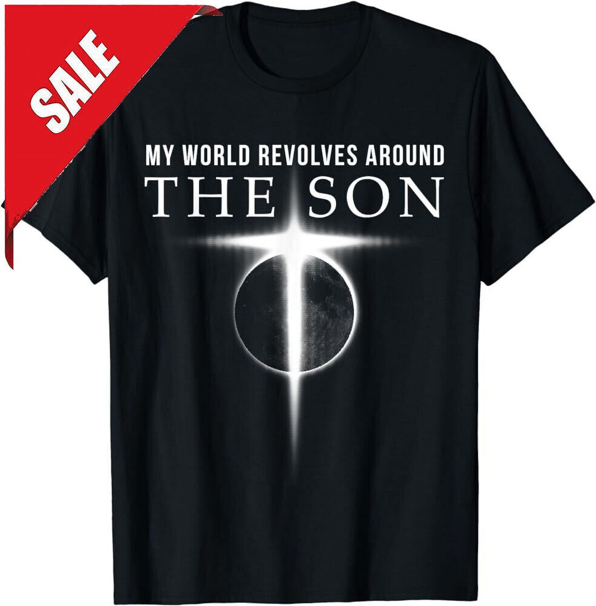 Nuvello World Revolves Around Son Of God Christian T Shirts For Men ...