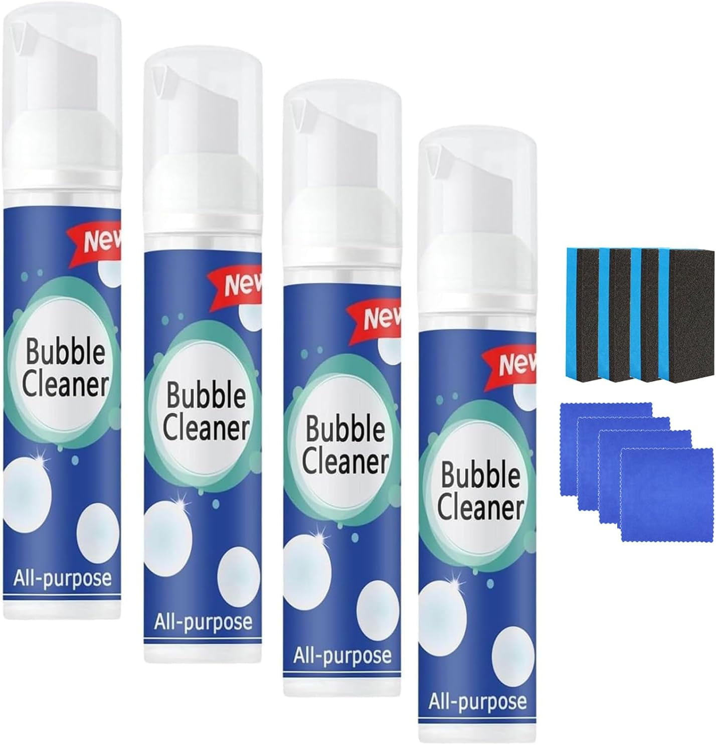 Nuvilux Bubble Cleaner, 2025 New Multi-purpose Bubble Cleaning Spray ...