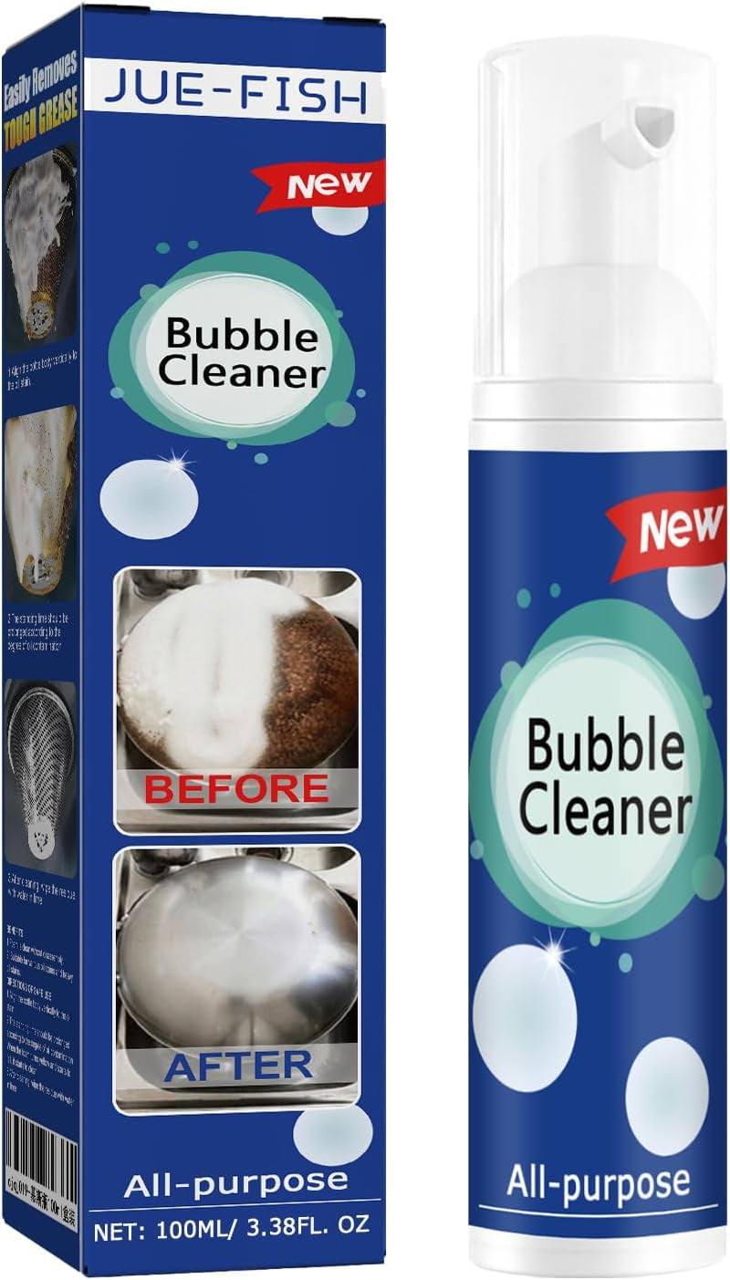Nuvilux Bubble Cleaner, Nuvilux Magic Degreaser Cleaner Spray, Stubborn ...