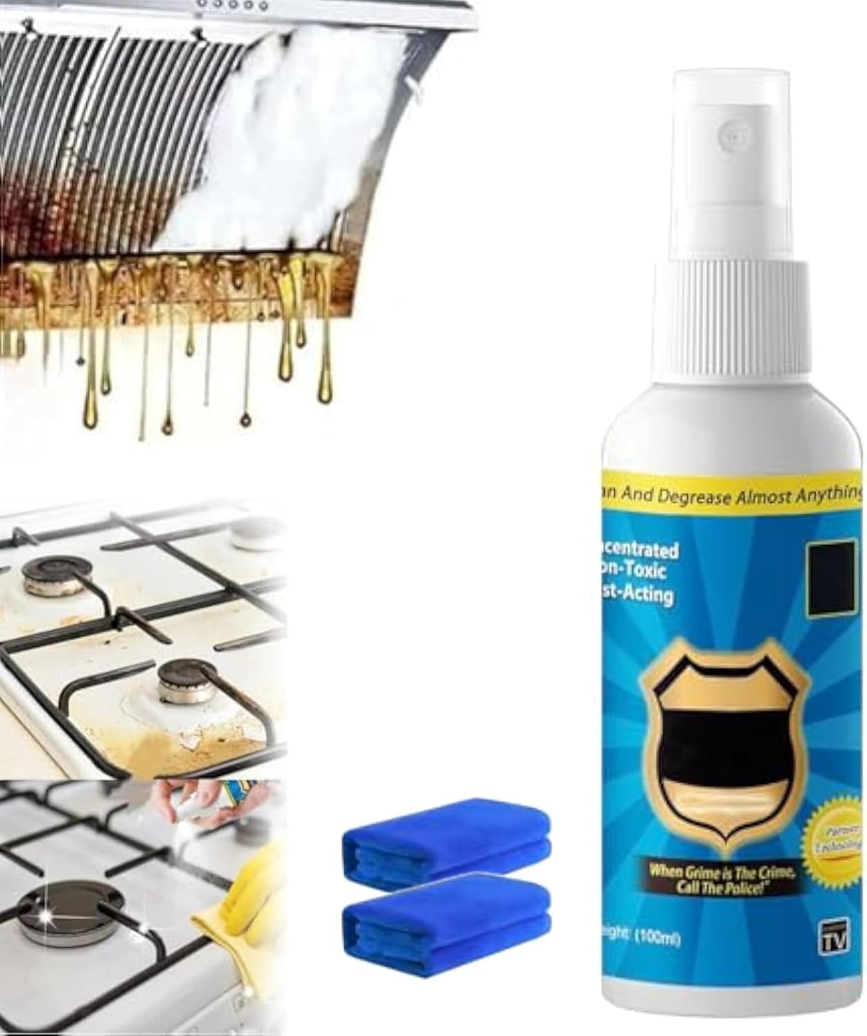 Nuvilux Magic Degreaser Cleaner Spray, All Purpose Spray, Kitchen ...