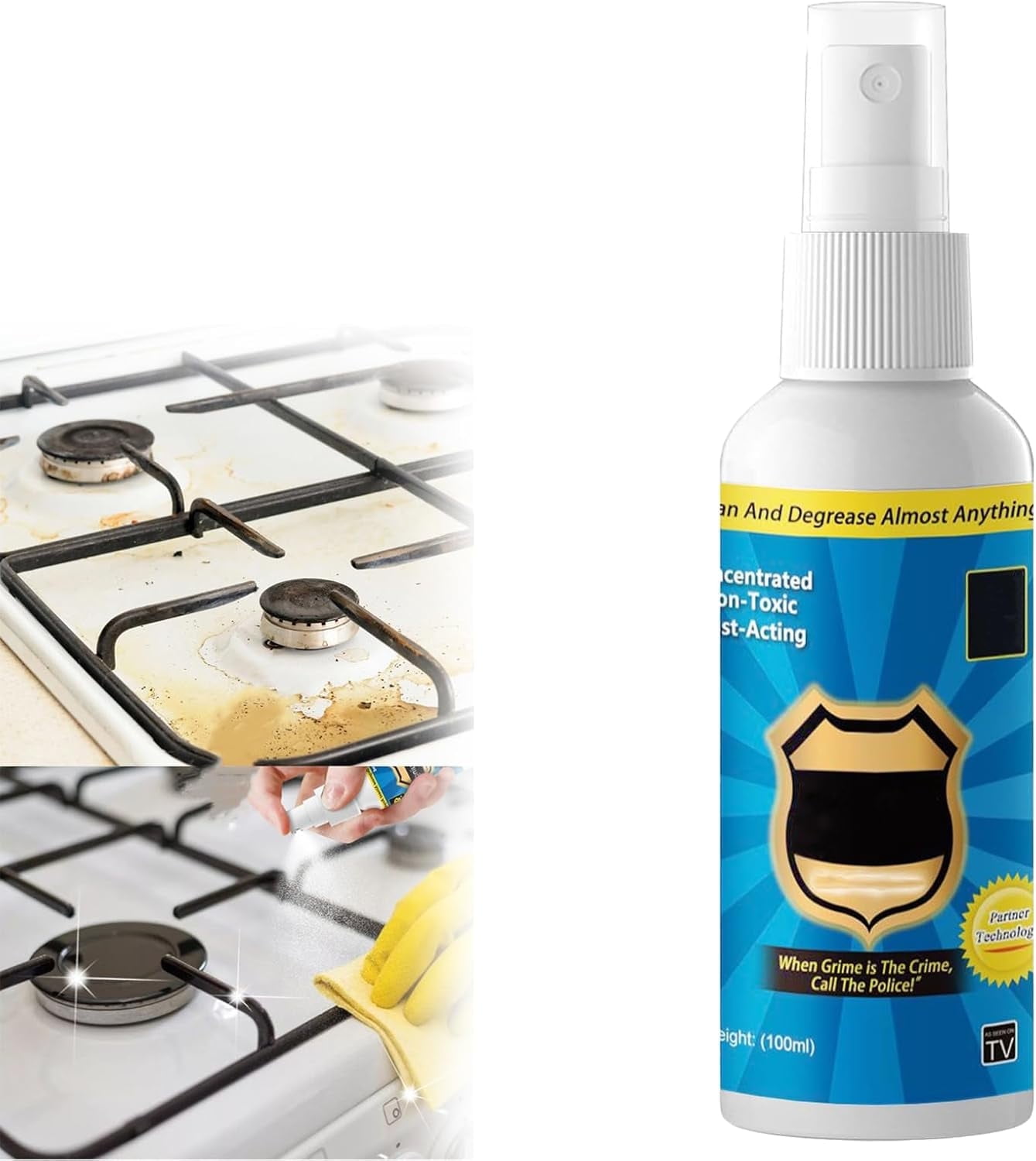 Nuvilux Magic Degreaser Cleaner Spray, Multi Purpose Wash Free Magic ...