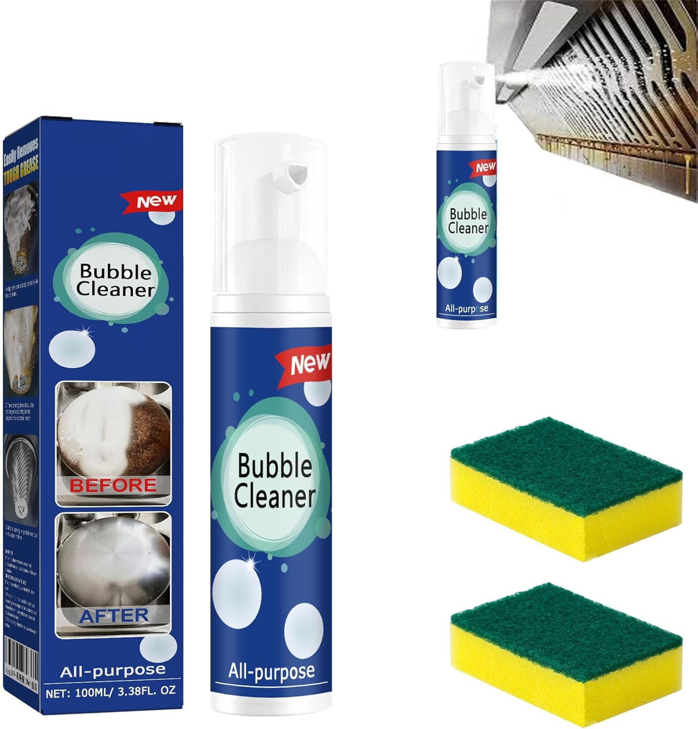 Nuvilux Magic Degreaser Cleaner Spray - Nuvilux Bubble Cleaner, All ...