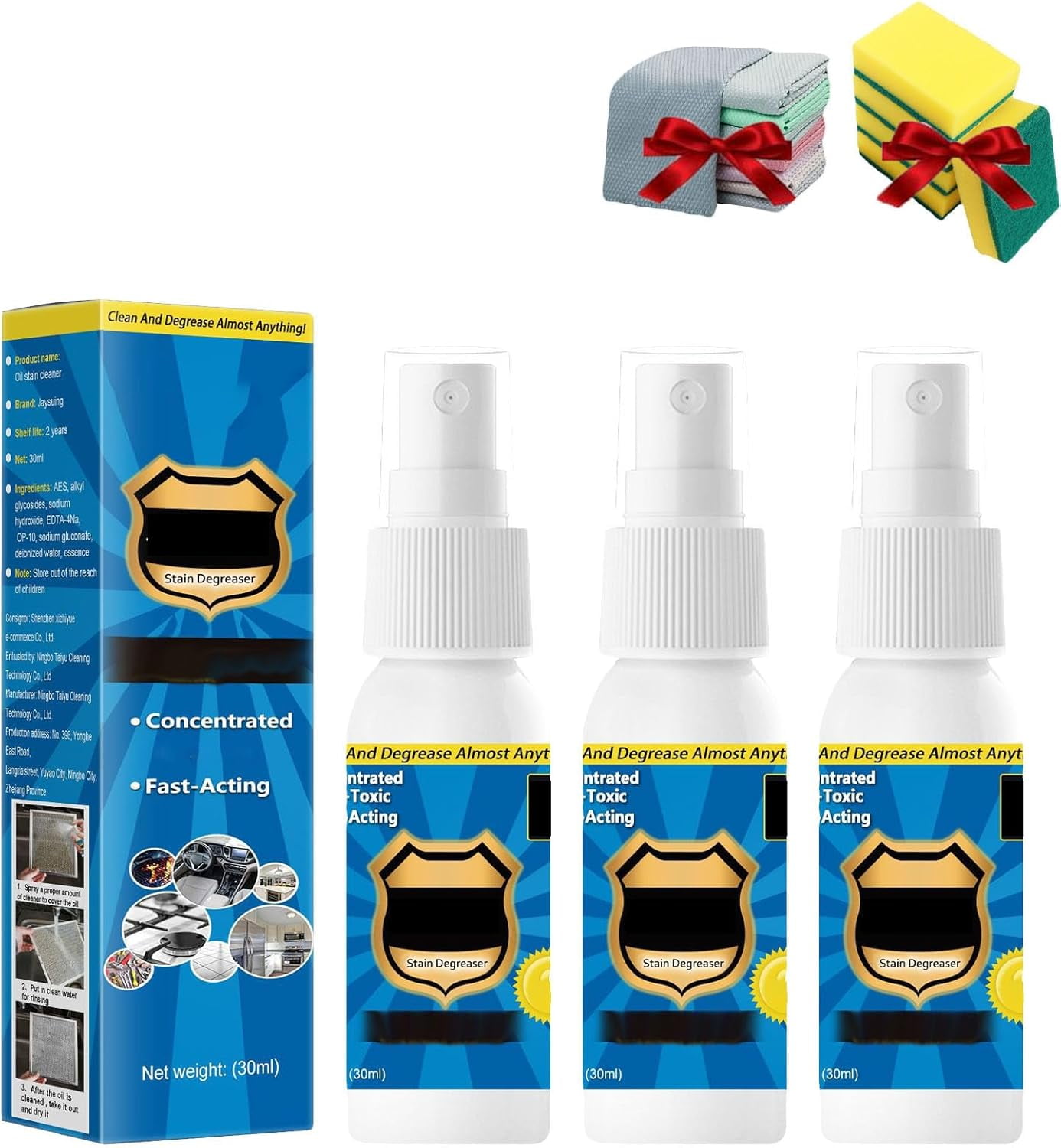 Nuvilux Magic Degreaser, Lineraparnt Magic Degreaser Cleaner Spray ...