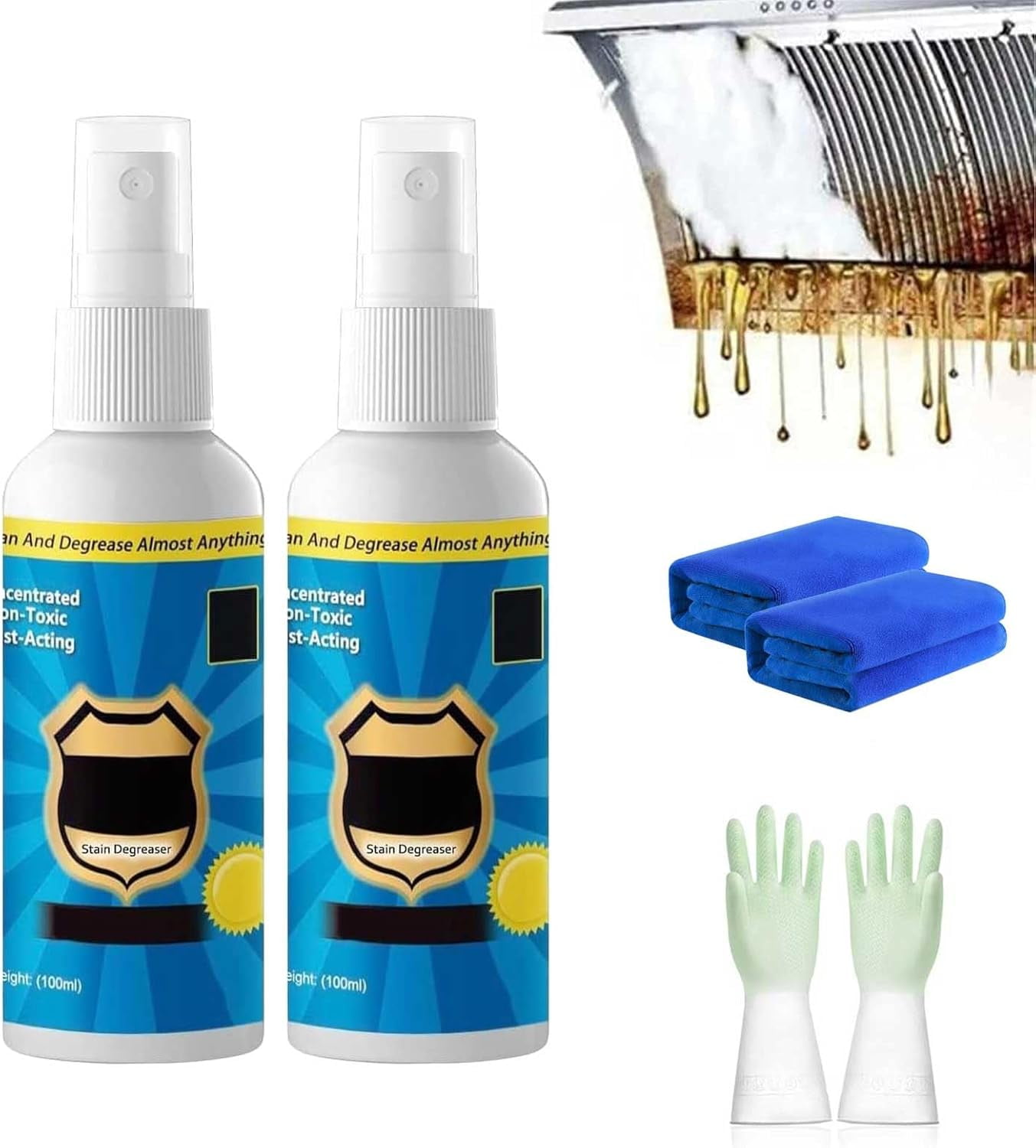 Nuvilux Magic Degreaser, Magic Degreaser Cleaner Spray, Multi Purpose ...