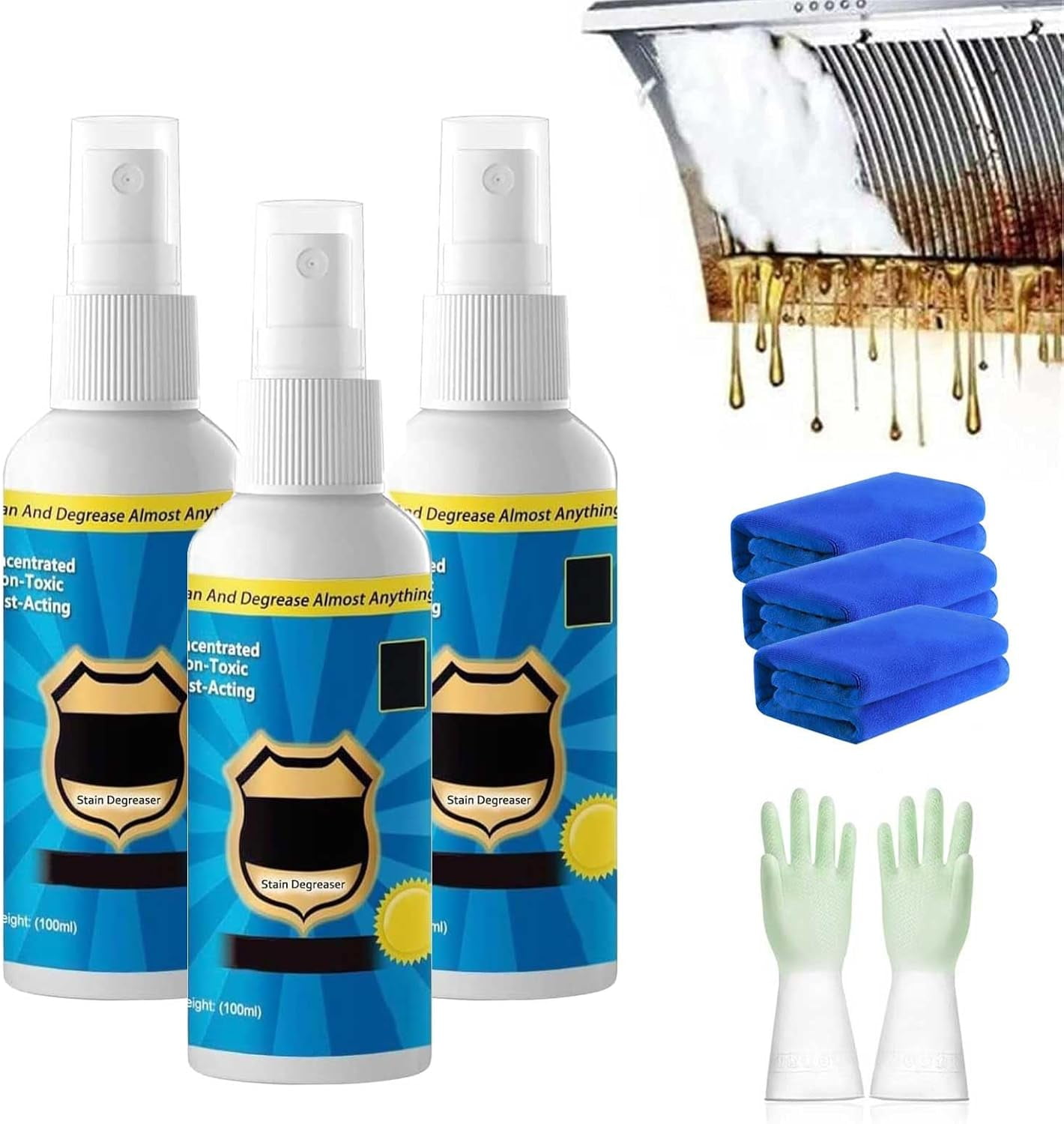 Nuvilux Magic Degreaser, Magic Degreaser Cleaner Spray, Multi Purpose ...