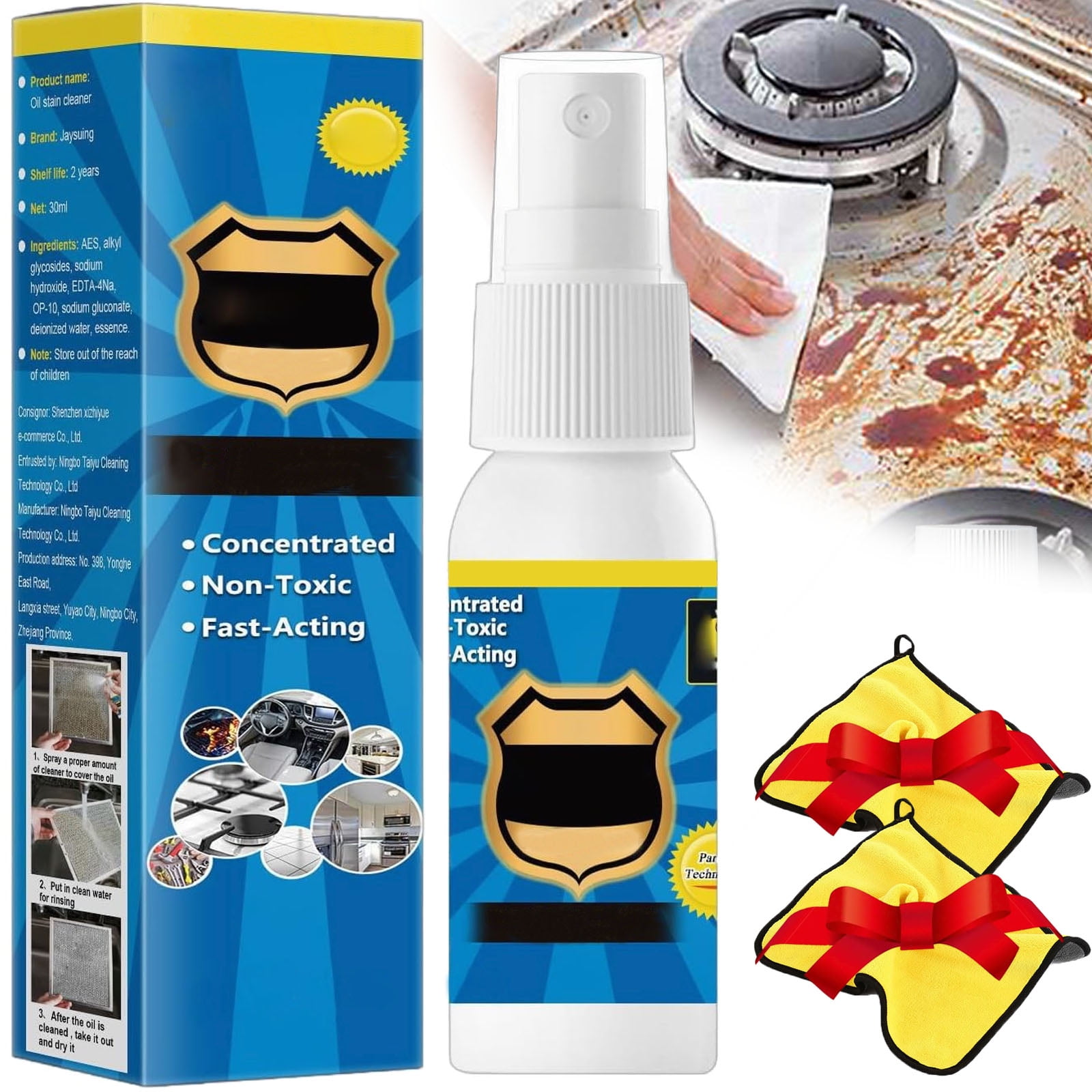 Nuvilux Magic Degreaser, Nuvilux Magic Degreaser Cleaner Spray, Multi ...