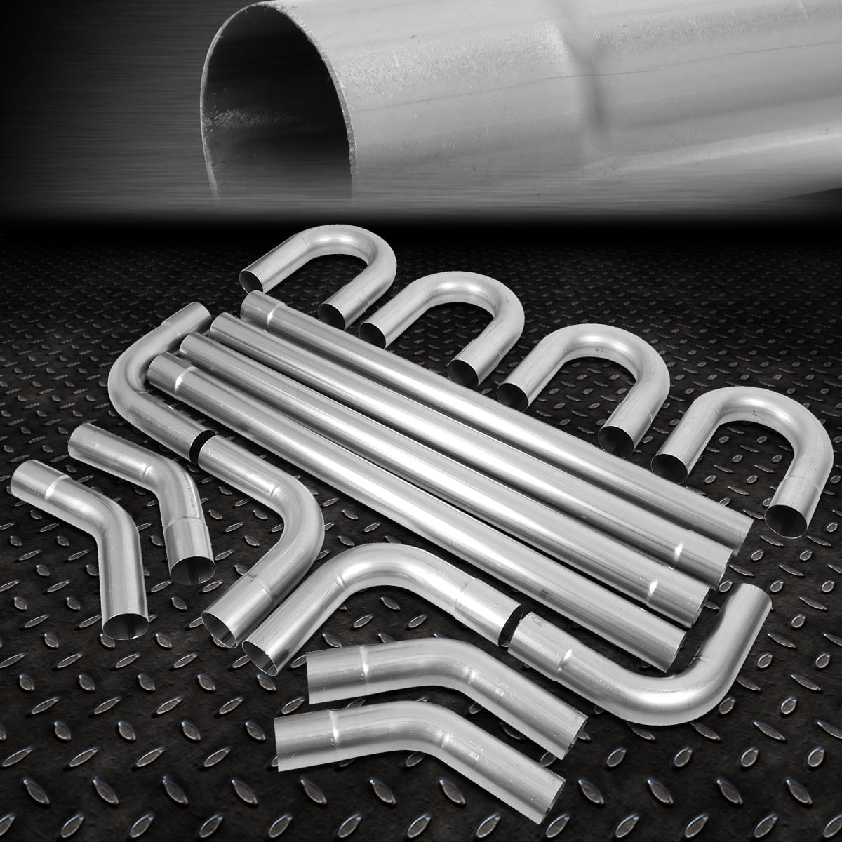 Nuvision 16Pcs 2.5"OD DIY Custom Exhaust Tubing Mandrel Bend Pipe ...